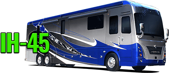 2013 Foretravel IH-45 Luxury Motor Coach Bath & 1/2 model